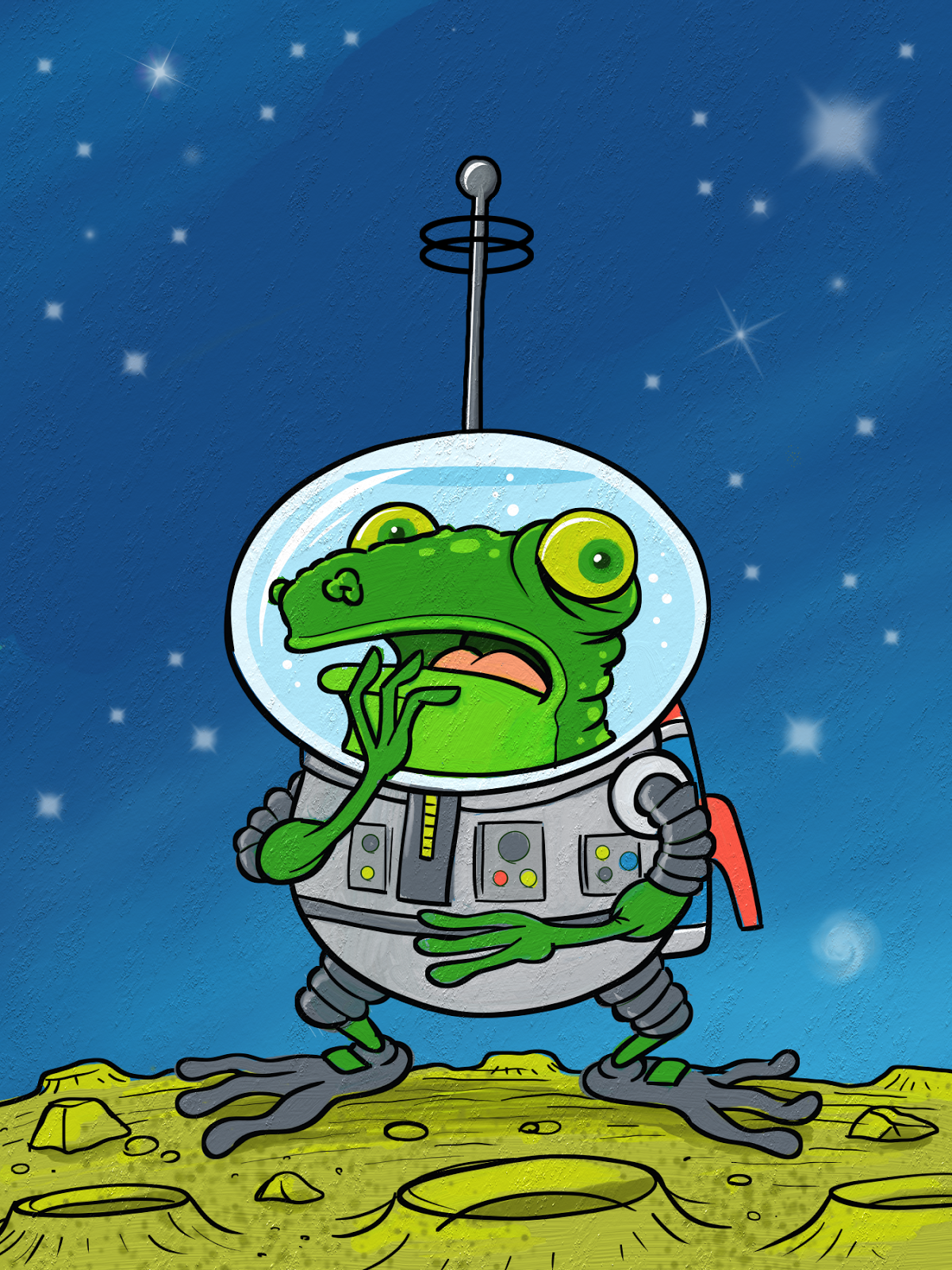Kermit Astronaut Color