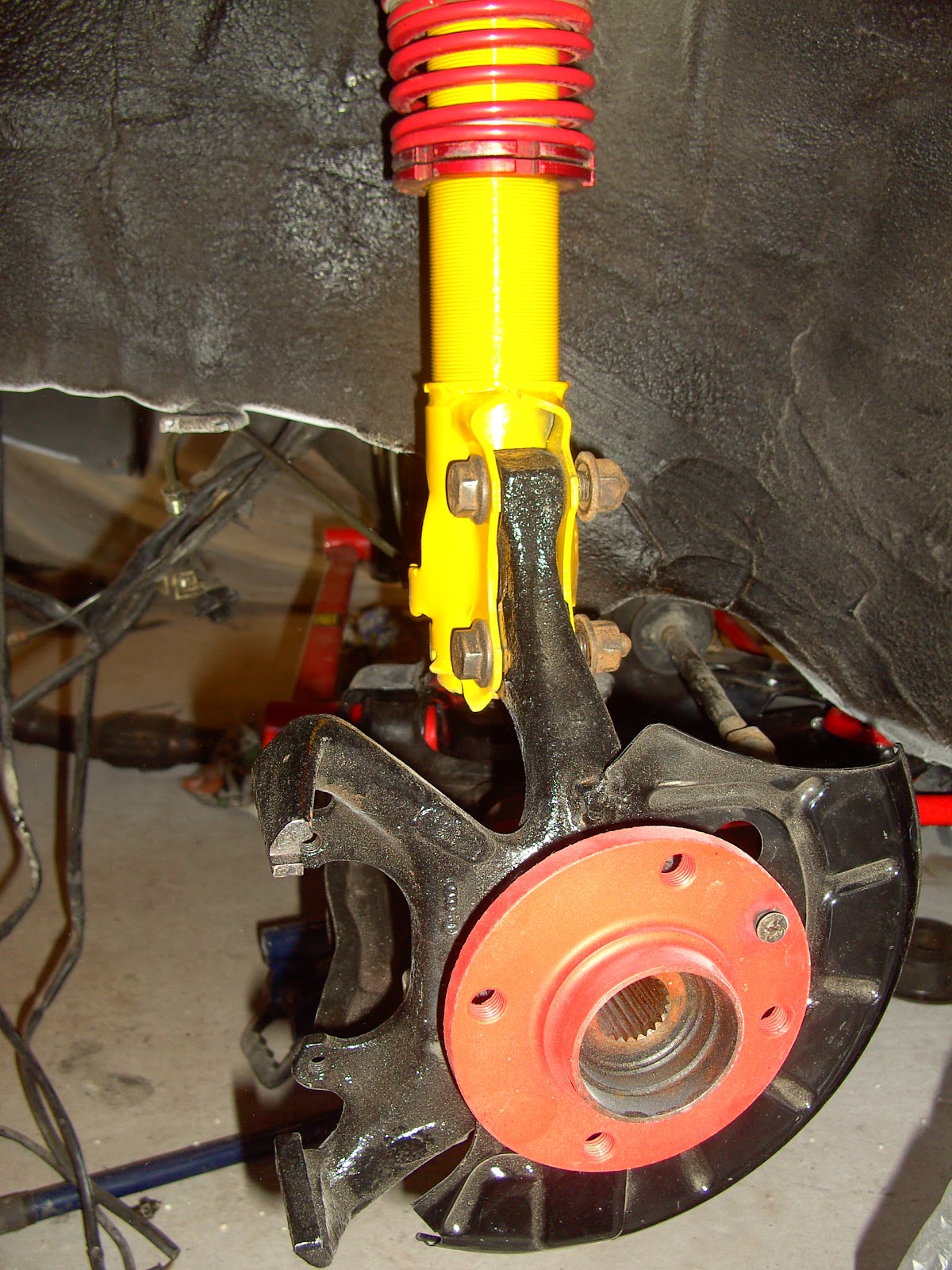 Golf MK2 re-build: front subframe