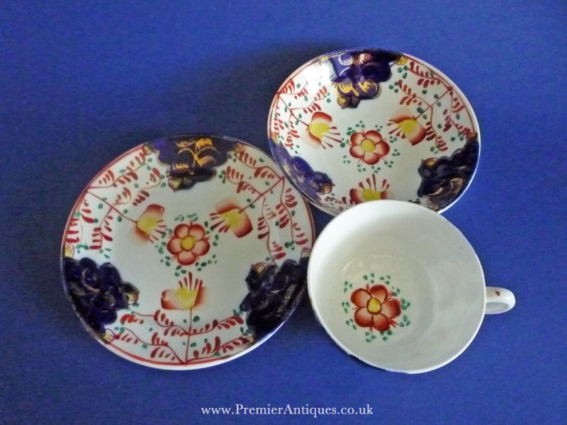 Premier Antiques: Gaudy Welsh Swansea Cottage or Tulip Pattern