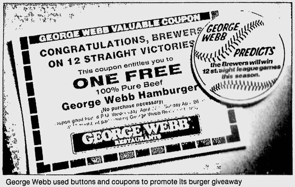 Borchert Field: "George Webb Predicts..."