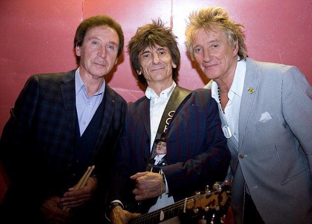 AFTERMATH: Ronnie Wood, Rod Stewart and Kenney Jones reunite for Faces ...