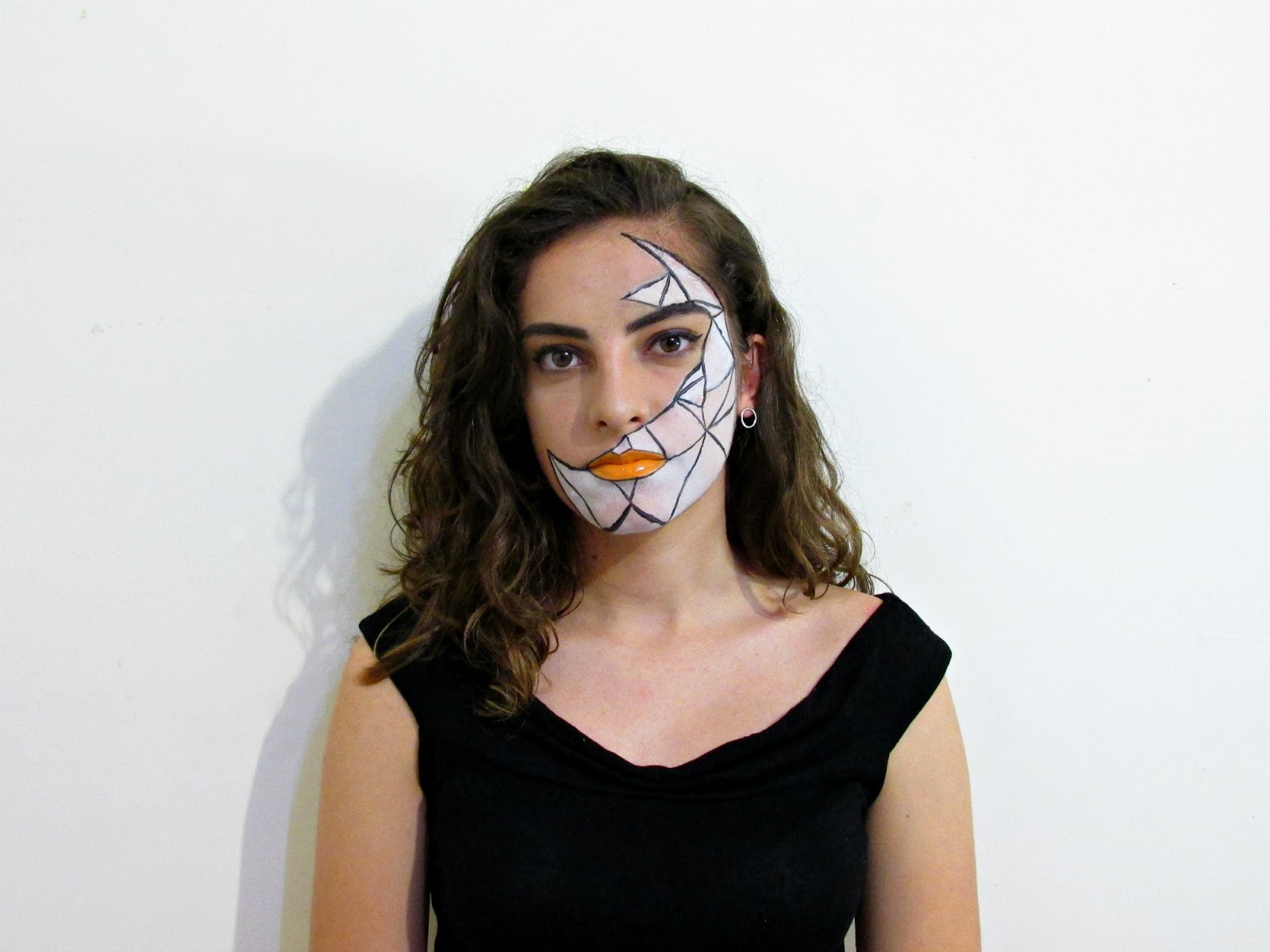 Geometric Halloween Makeup — What Sarah Writes