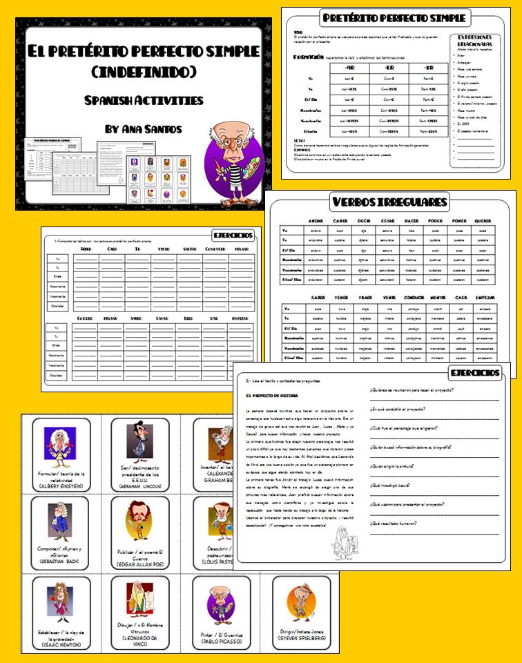 Languages Corner: El pretérito perfecto simple