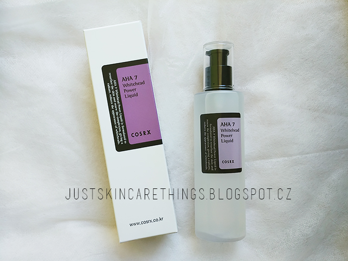 Recenze: COSRX AHA 7 Whitehead Power Liquid — just skincare things