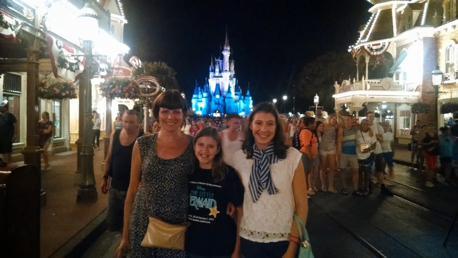 Disney world parks magic kingdom at night - workingjmk