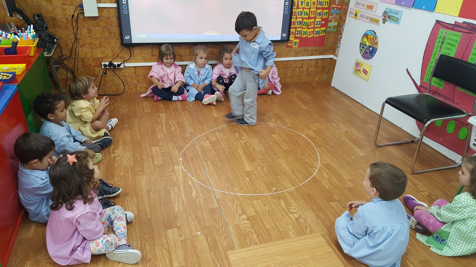 El nido de Pippi : Jugamos con los círculos