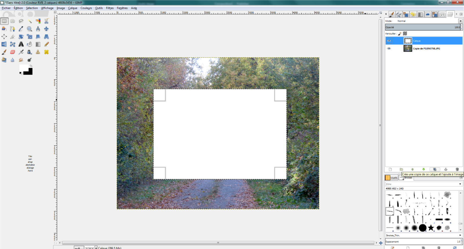 Talie Digiscrap: Premiers pas avec Gimp : Créer une carte postale