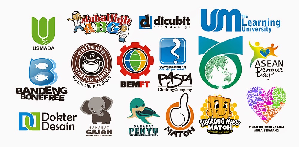 Contoh Koleksi Beberapa Desain Logo | Insya Creatip Desain