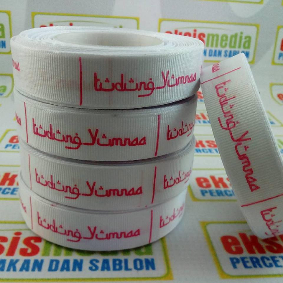 Label Pita Sablon di Boalemo ~ Cetak Sablon Murah