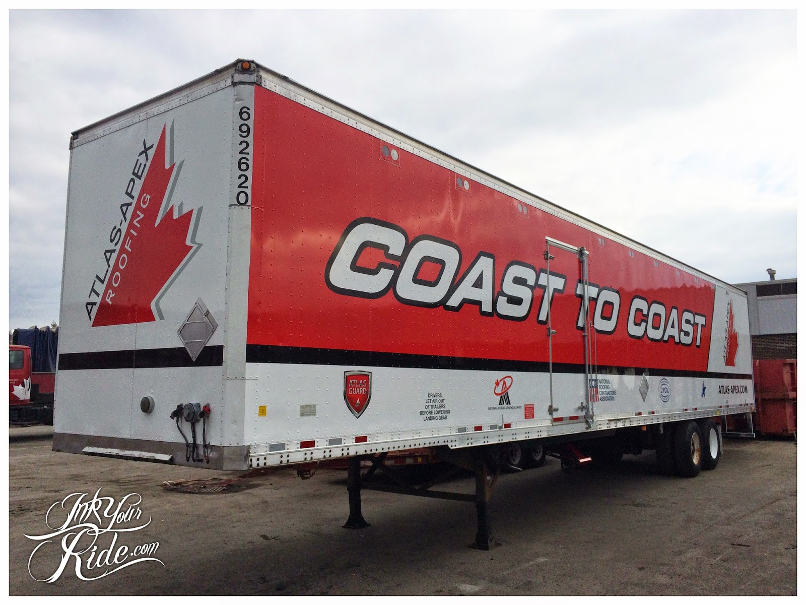 Atlas Apex Tractor Trailer - Eminent Custom Graphics inc.