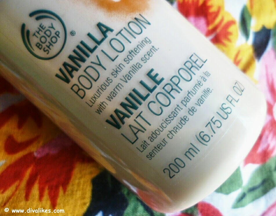 The Body Shop Vanilla Body Lotion Review | Diva Likes