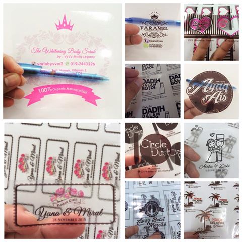 .: CONTOH STICKER TRANSPARENT