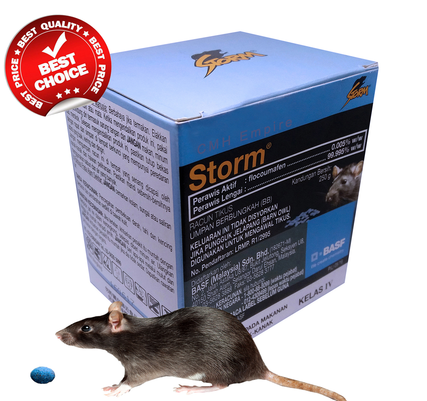 BASF Storm Rat Killer Poison Racun Tikus 大鼠杀手: BASF Storm Rat Killer ...