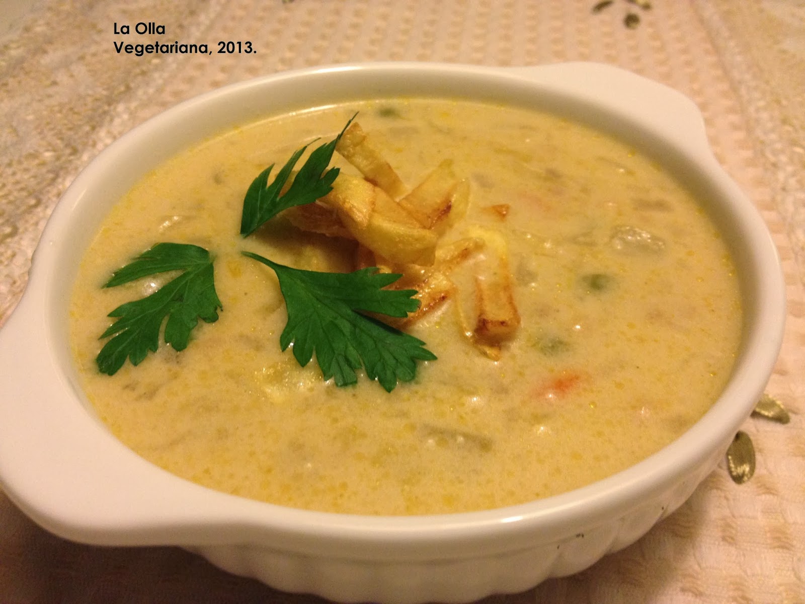 La Olla Vegetariana: Sopa de maní...