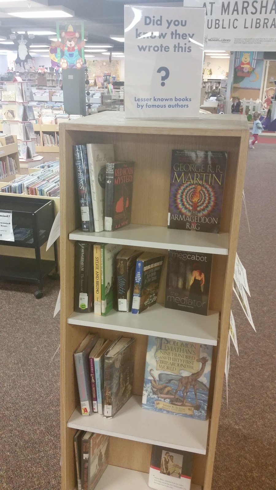 Display Lit: Lesser Known Books by Famous Authors