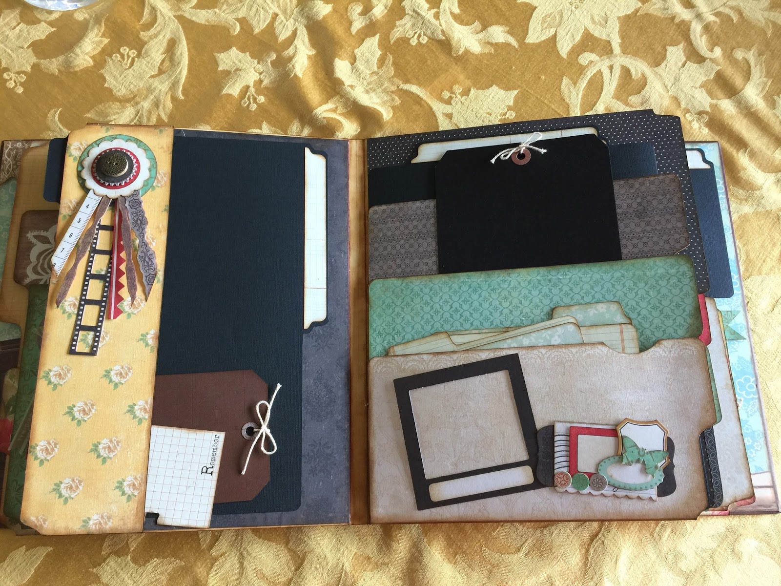 A Creative Operation: "Memories" File Folder Album, Part 3