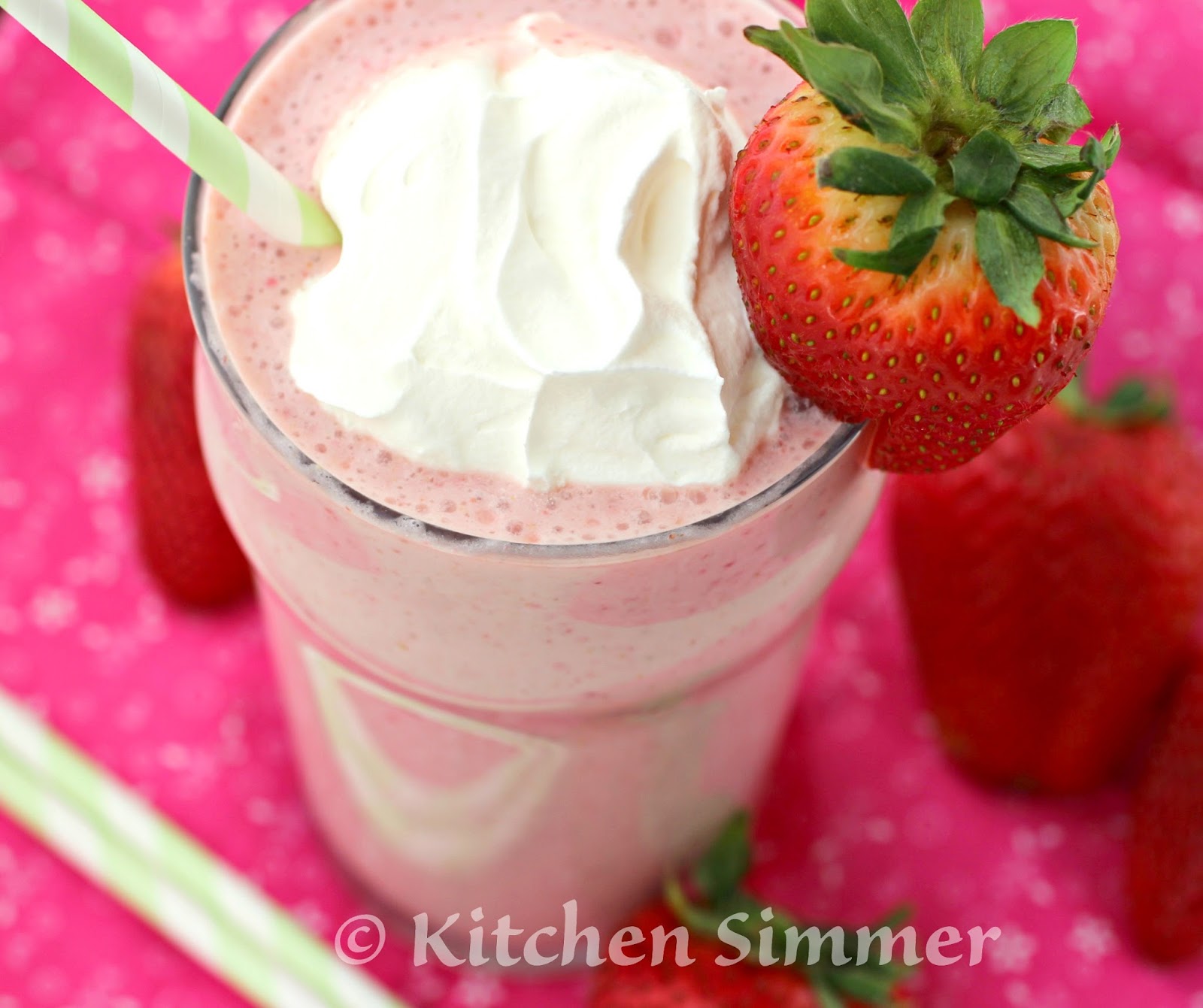 Kitchen Simmer: Strawberry Milkshake
