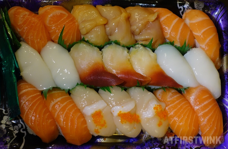 Sushi from AEON supermarket Whampoa