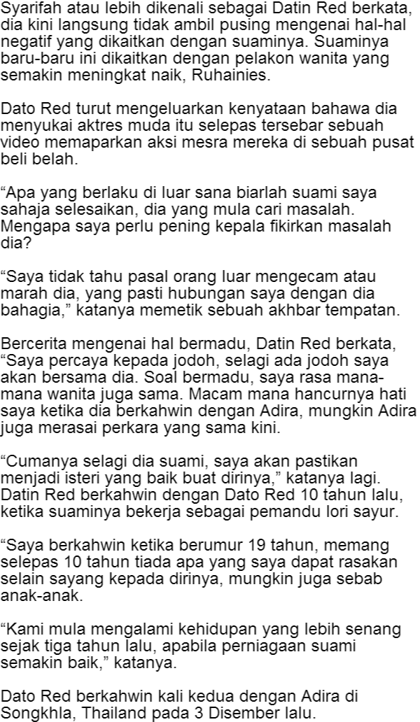 [Datin Red] Kini Adira Rasa Apa Yang Saya Rasa.. - PishangGoreng