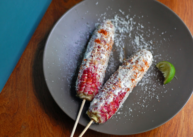 The Four Seasonings: elote from {On a Stick!}