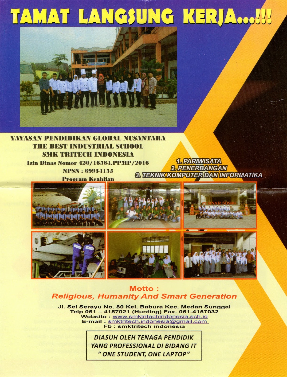 SMK Tritech Indonesia Medan