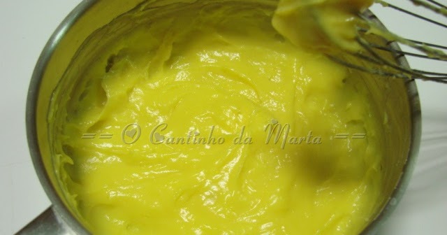 O Cantinho da Marta: Creme de Pasteleiro Passo-a-Passo