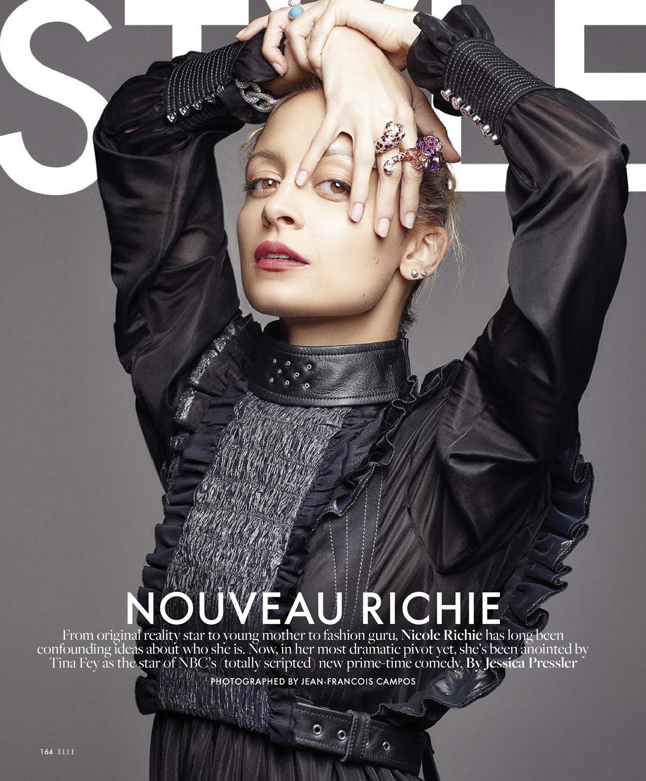 NICOLE RICHIE FASHION: Nicole in Elle USA, March 2017