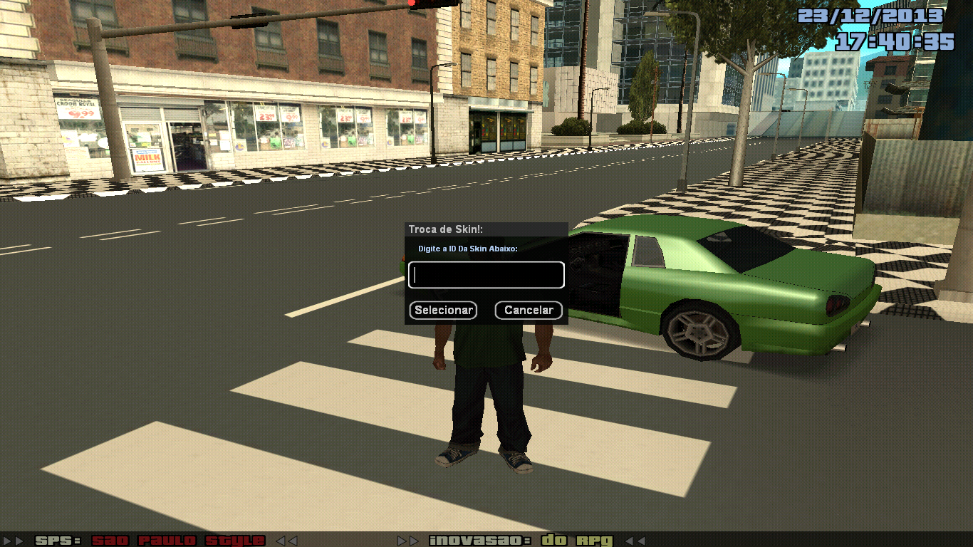 Inicio SAMP : [FS] Sistema de Escolher Skin By GustavoG3D e Riichard