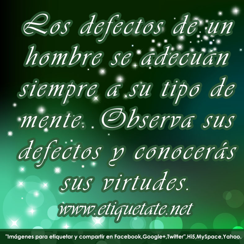 Imágenes con Frases Defectos