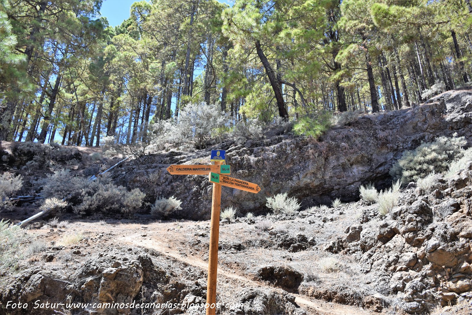 Circular por la Caldera de los Marteles: Los Cascajales, Cueva del Agua ...