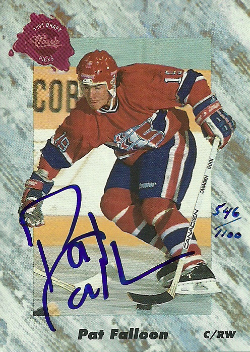 Hell's Valuable Collectibles: Pat Falloon Autograph Card