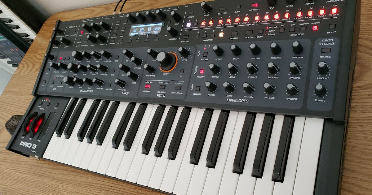 MATRIXSYNTH: Sequential PRO 3 Analog Digital Hybrid 3-Voice Paraphonic ...