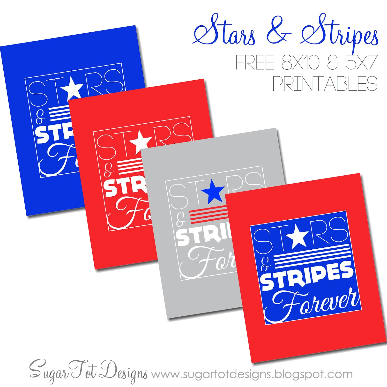 sugartotdesigns: Stars and Stripes Forever Printable