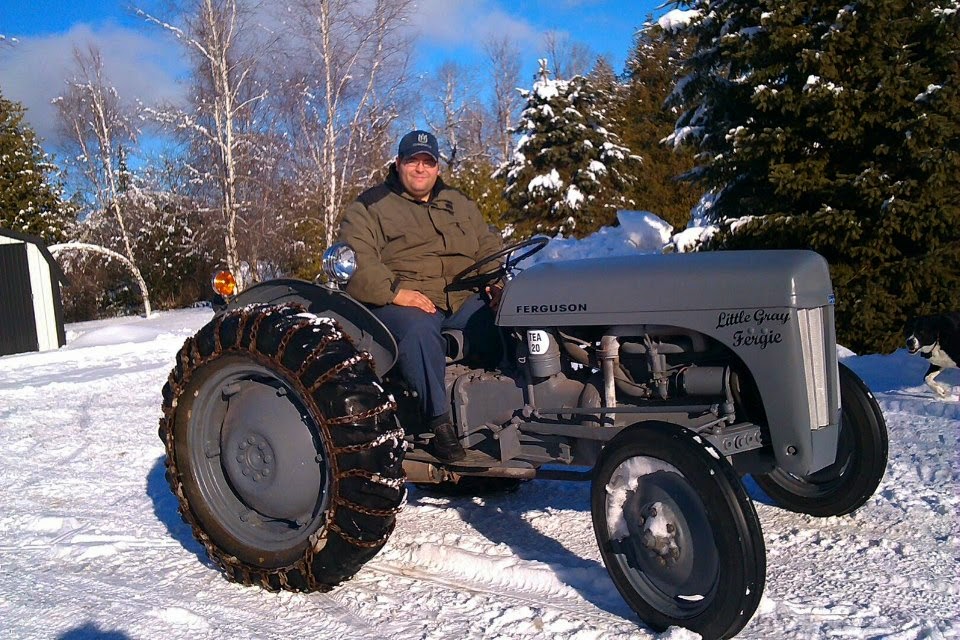 My 1955 Ferguson TEA 20 that my grandfather restored and gave to me