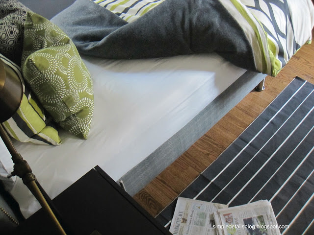 Simple Details: diy upholstered box spring