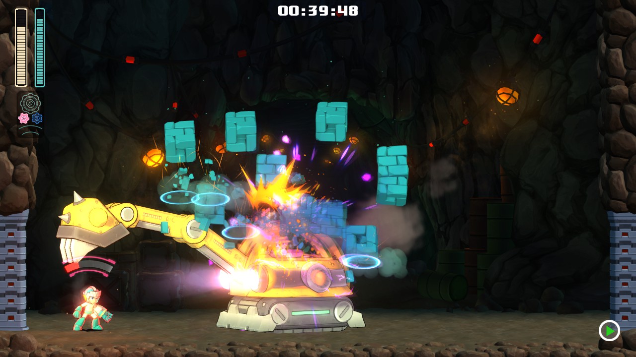 ROCKMAN 11 SUB-BOSS 07.鐵鎬人挖掘機 - RMMH洛克人回憶之館