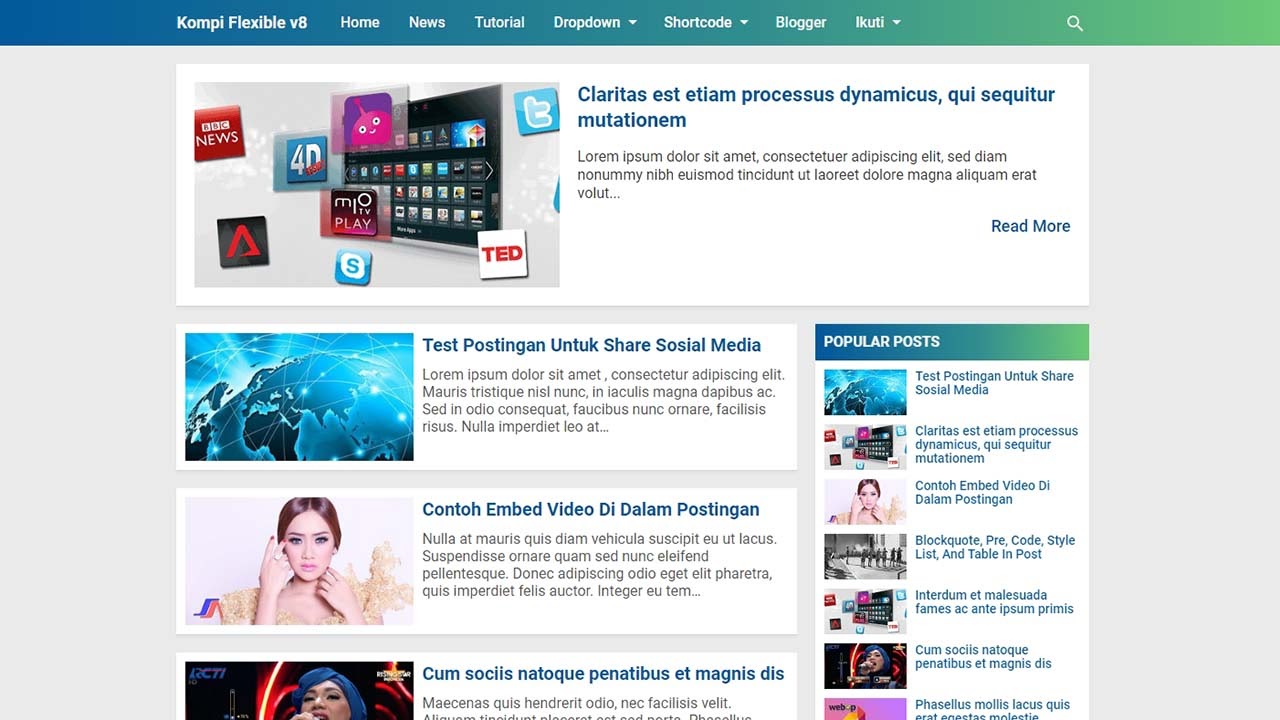 Kompi Flexible, Template Premium Pertama Kompi Ajaib