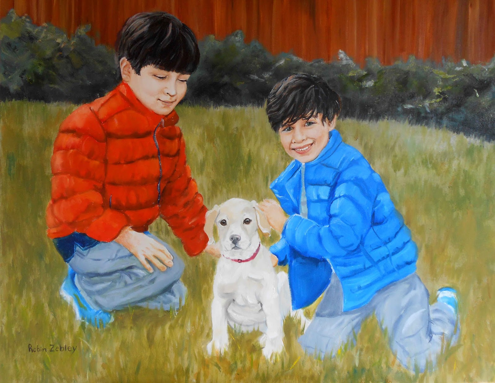 Custom Pet Portraits by Robin Zebley