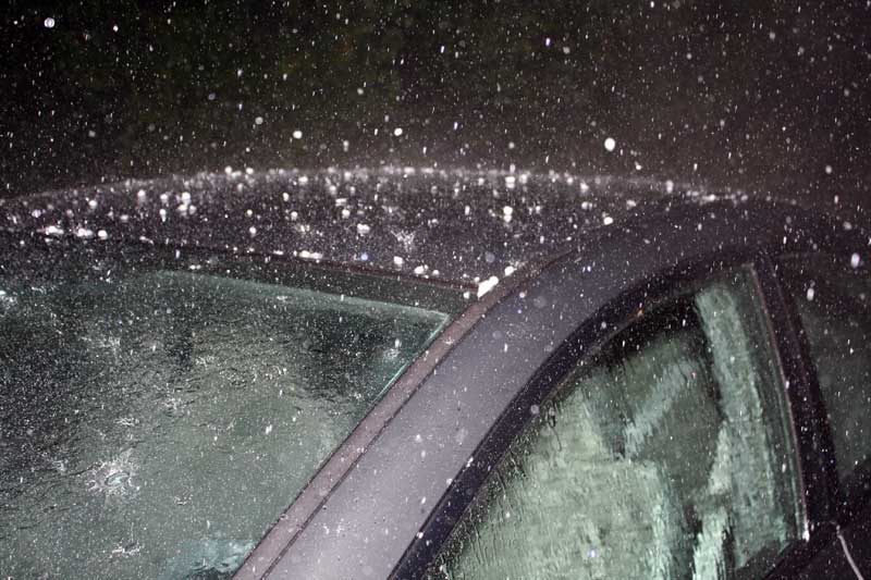 Poppular Photography: Spring Hail Storm