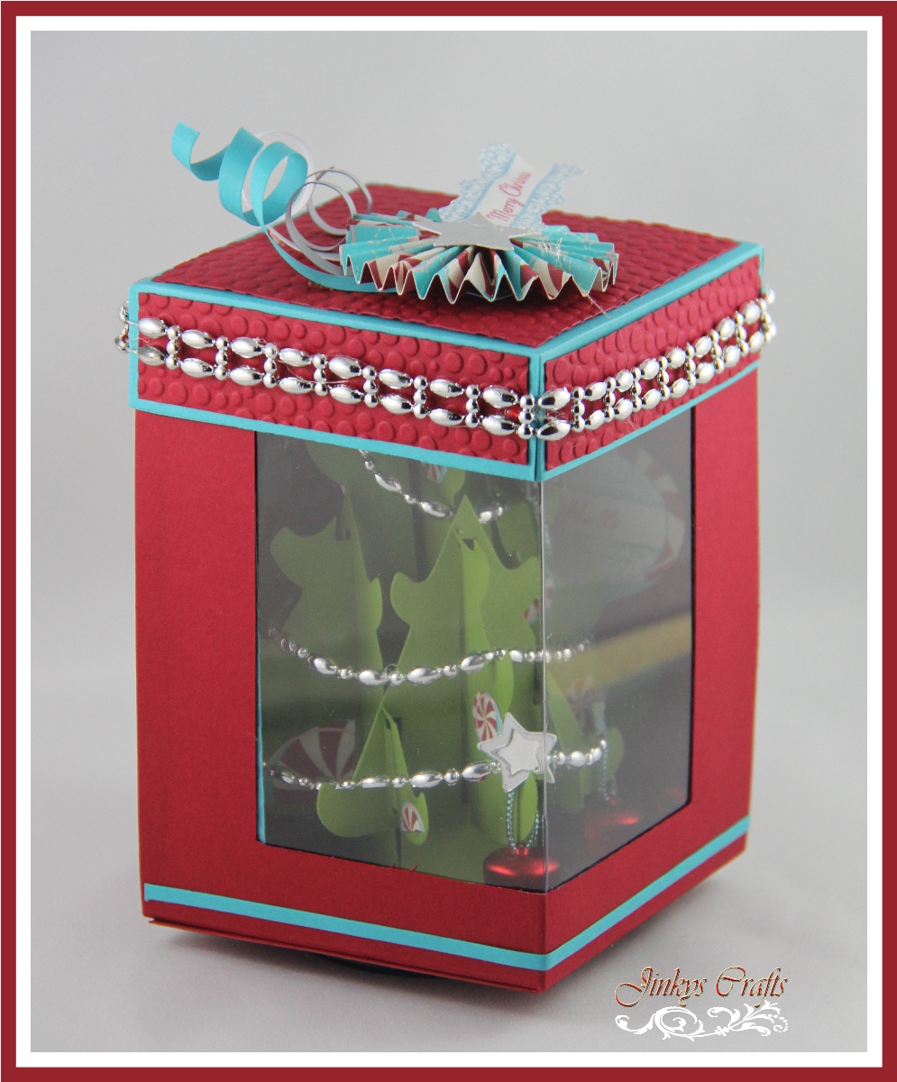 Jinky's Crafts & Designs: CHRISTMAS WINDOW GIFT BOX - Day 2