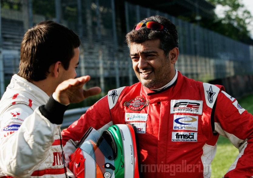 THALA AJITH: THALA AJITH CAR RACE STILLS