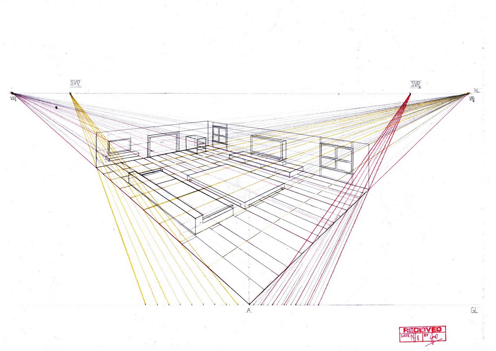 HaDiSa Design: TWO-POINT PERSPECTIVES(ESTIMATING DRAWING)