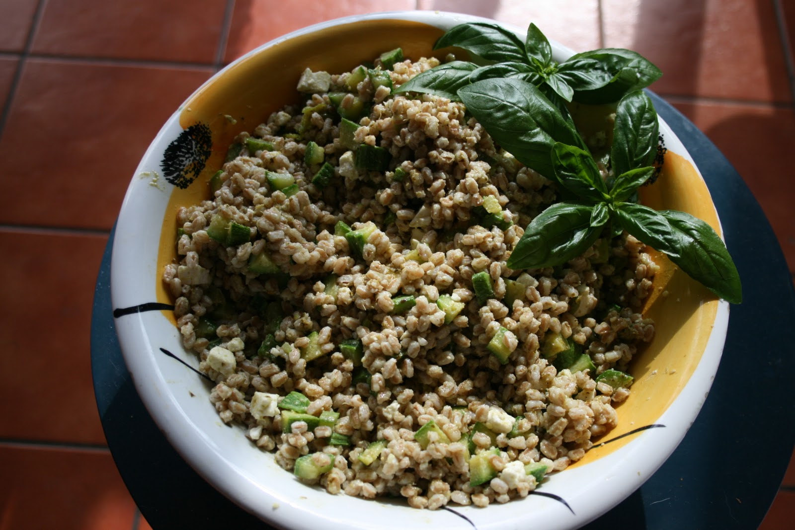 In cucina con Claudia :-): Insalata di farro con zucchine, primo sale e ...