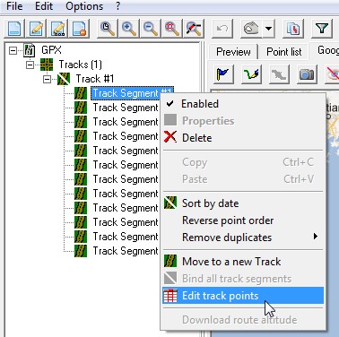 Introducing GPX Tracks Editing 簡述GPX軌跡編輯
