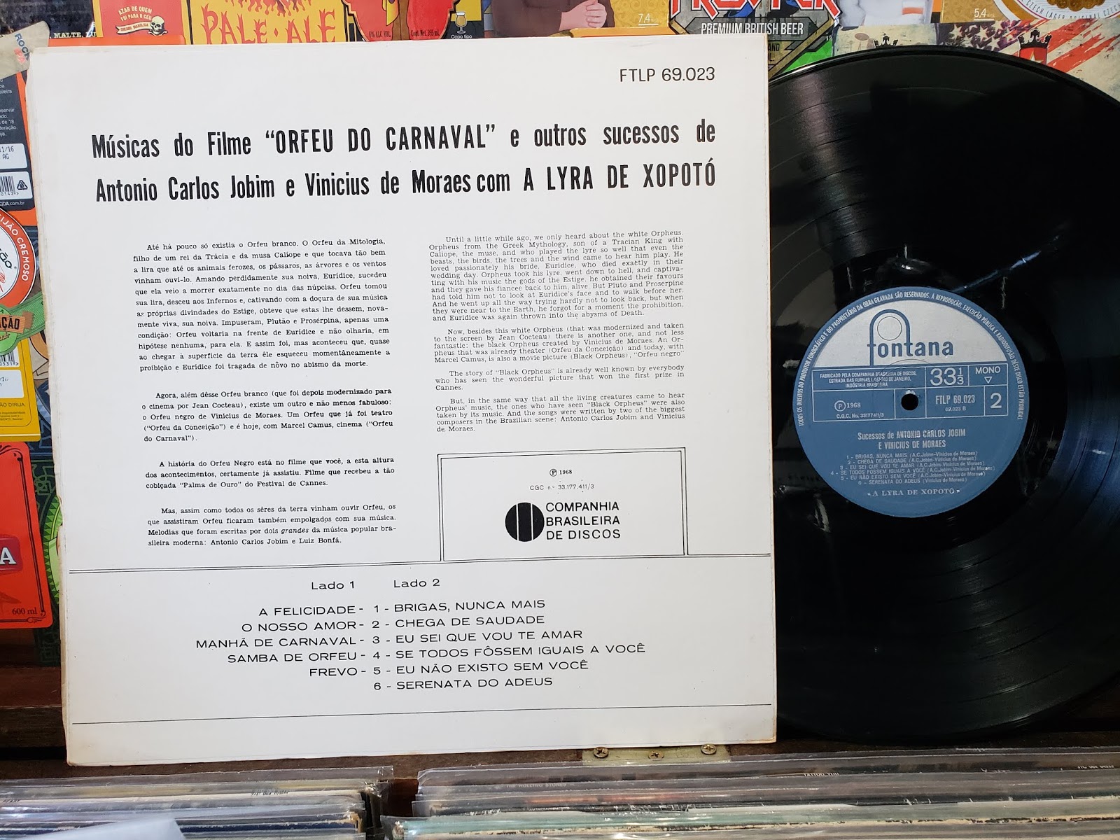 Coleção de LPs - Vinil Sempre!: Orfeu do Carnaval - Antonio Carlos ...