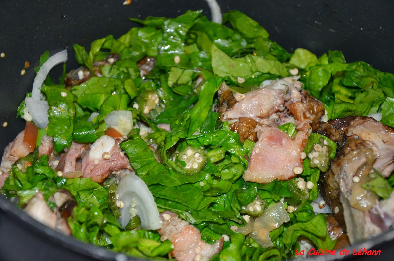 La Cuisine De Léhann: Calou au poulet boucané