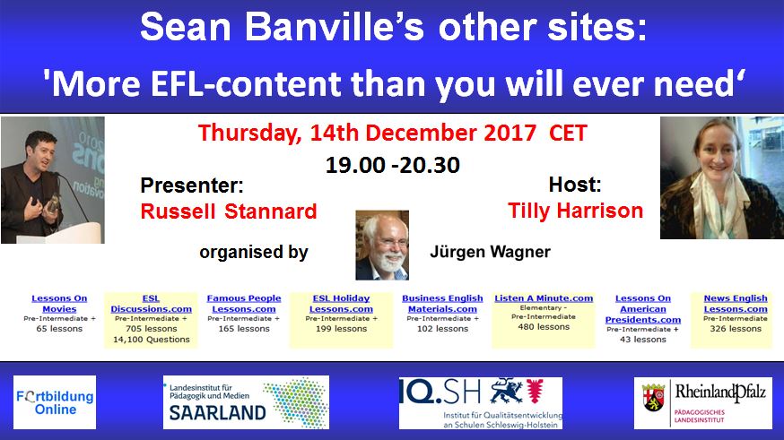 Globinars: #Webinar: Sean Banville's other EFL-materials sites