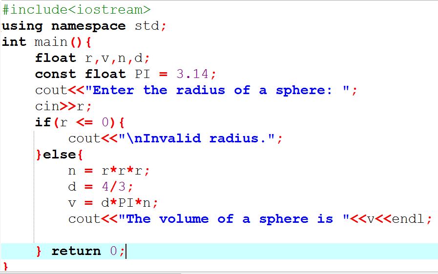 Question Aim: To calculate the volume of a sphere - Better Insight ...