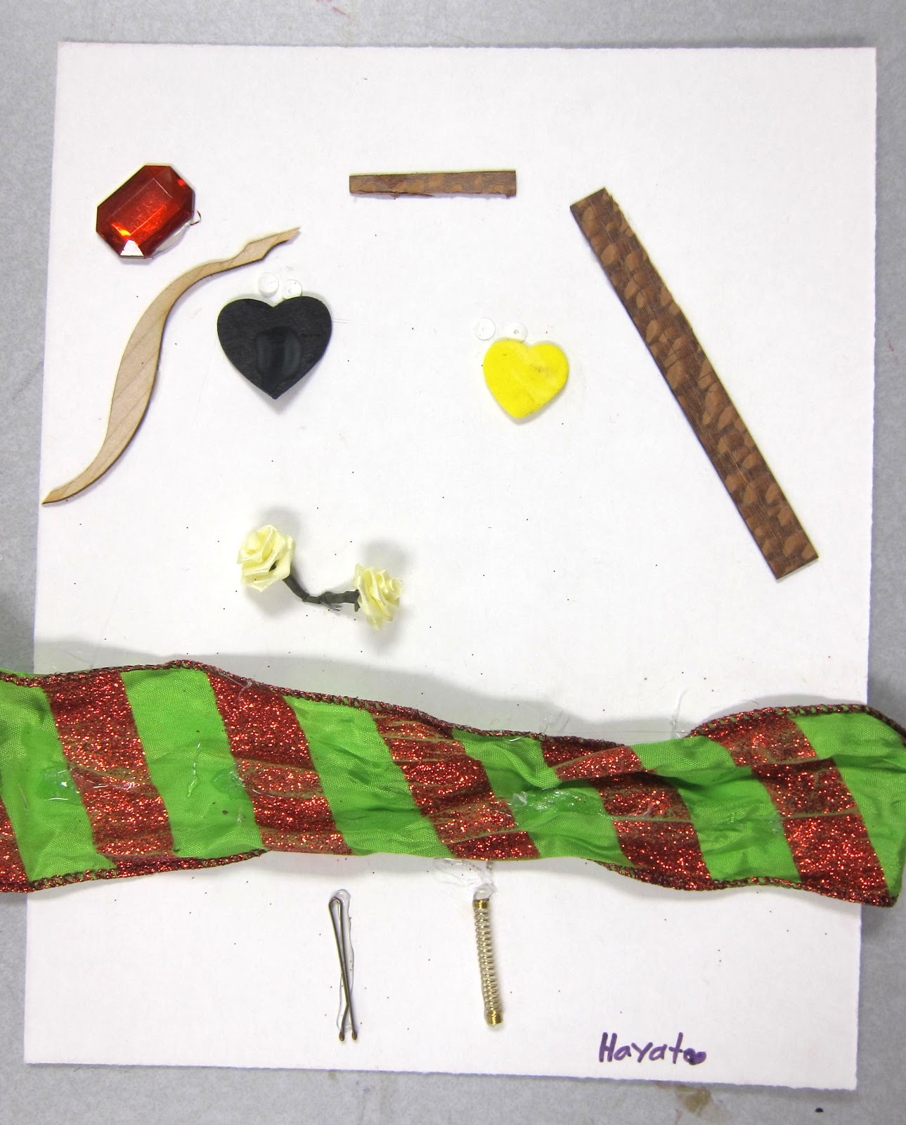 Art is Basic-- Art Teacher Blog: Found Object Faces-- 1st grade