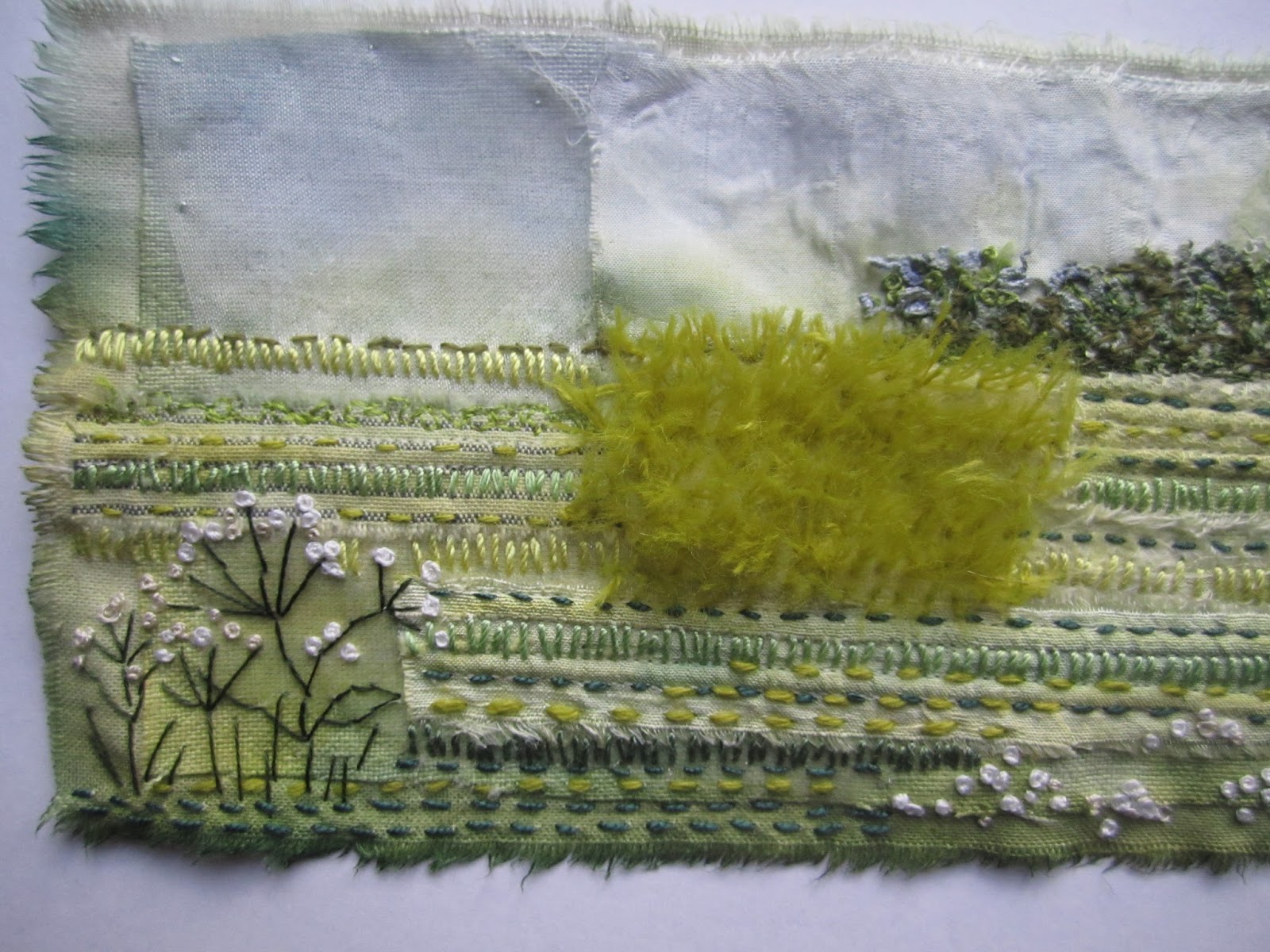 Louise Watson - Textile Artist: spring green.